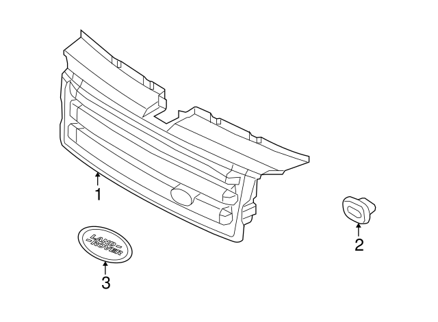 2012-2013 Land Rover Range Rover Sport Grille LR032397 | Express Land ...