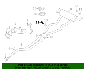 18-30-7-933-856 - Exhaust System Hanger Bracket 2019-2023 BMW ...
