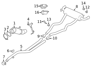 18-30-7-933-845 - Rear Muffler 2020-2024 BMW | Online BMW Shop