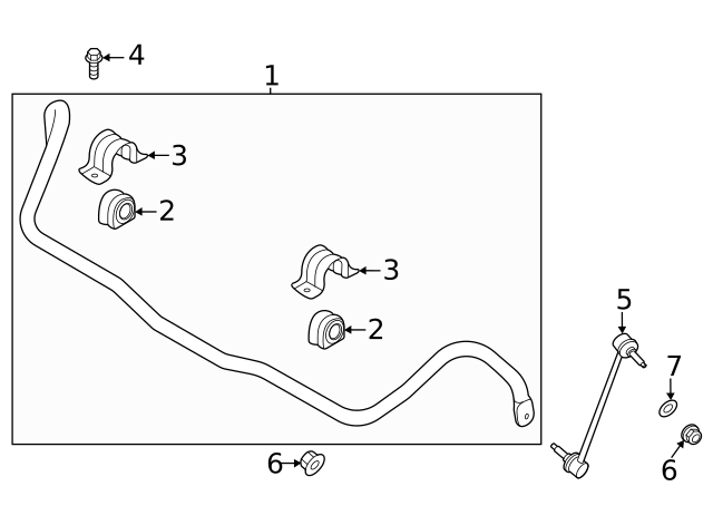 54831-T6000 - Link 2021-2024 Genesis GV80 | Group 1 Auto Parts