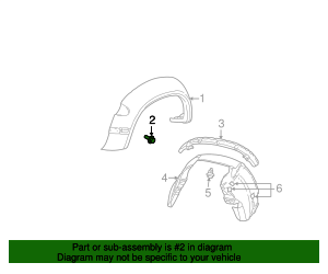 2006-2023 Fiat Radiator Support Splash Shield Screw 6508332AA ...