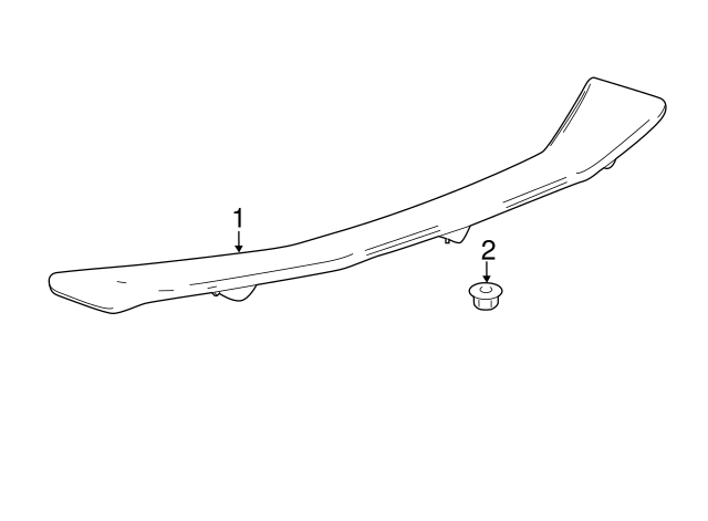 2017-2024 Chevrolet Camaro Primed Rear End Spoiler 84132632 GM ...