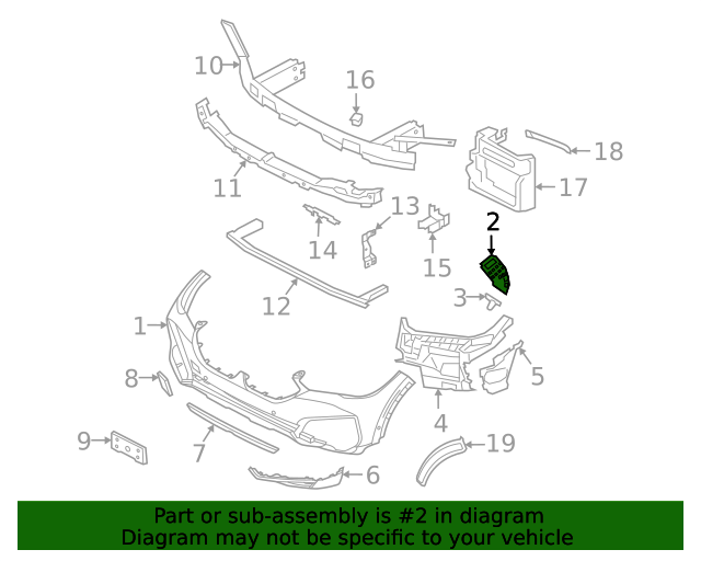Genuine BMW 51-11-7-478-843 | Bumper Bracket | FREE Shipping on Most ...