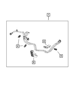 2023-2024 Jeep Compass Fuel Supply And Vapor Line Bundle 68437971AA ...