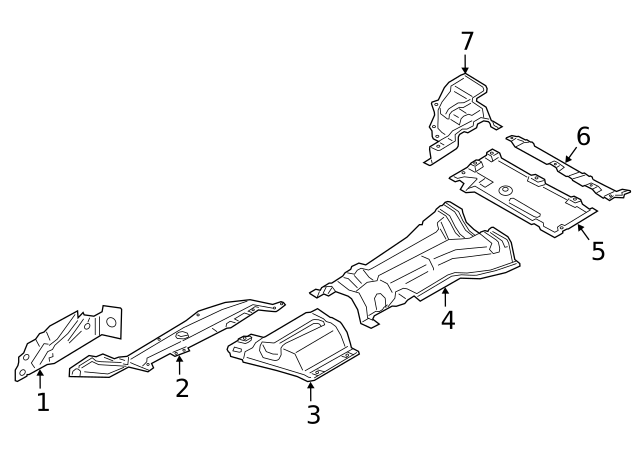 Genuine BMW 51-48-7-394-798 | Heat Shield | FREE Shipping on Most ...