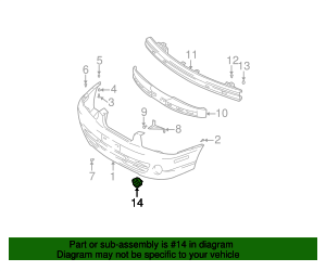 2001-2003 Hyundai Elantra Blank Cover 86524-2D000 | QuirkParts