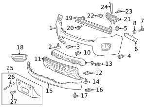 2015-2020 Chevrolet Colorado Front Bumper Cover 23484644 ...