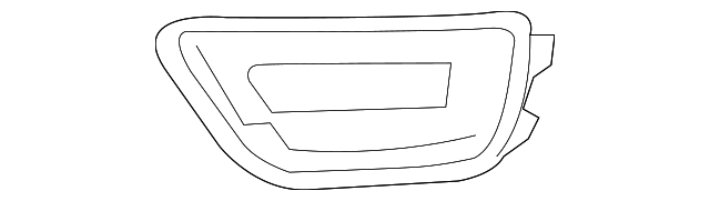 22891702 - OEM GM Fog Lamp Bezel | GMPartsCenter.net | GM Parts Center