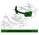 2015-2020 Chevrolet Colorado Front Bumper Cover 23484644 GM ...