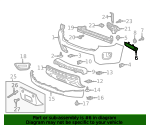 2015-2020 Chevrolet Colorado Side Bracket - Driver's Side (LH) 23467531 ...
