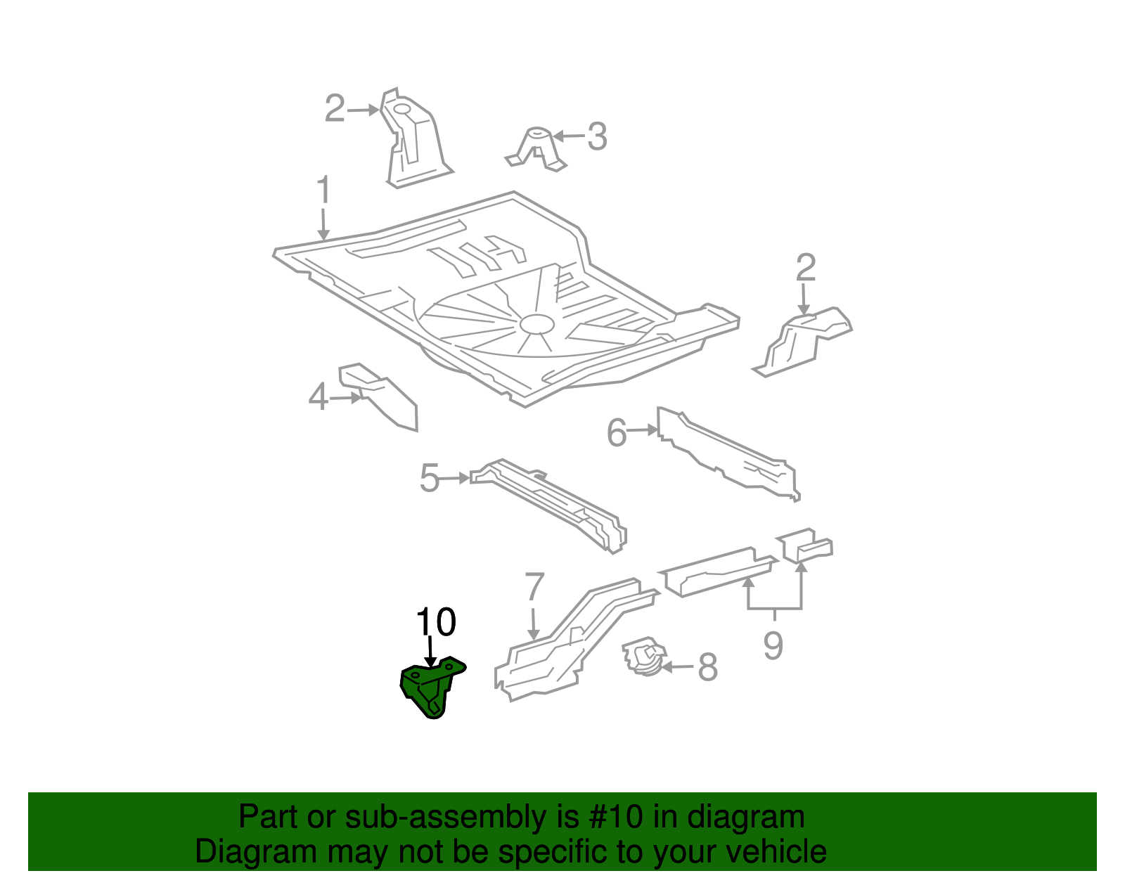 2004-2006 Scion Hook Transport Rear 51967-52030 | Toyota Parts Center
