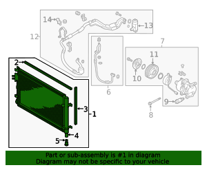 Genuine Condenser Assembly for 2020-2021 Hyundai Venue | Part# 97606 ...