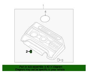 2009-2022 Volkswagen Engine Cover Connector 06J-103-226-A | OEM Parts ...
