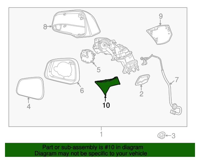 2015-2020 Chevrolet Trax Lower Cover 95182964 | TascaParts.com