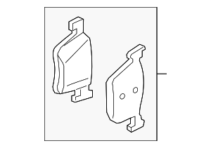 34-10-6-884-497 - 2018-2021 BMW - Disc Brake Pad Set | Buy BMW Parts Now