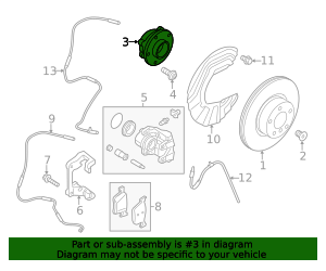 Genuine BMW 31-20-6-899-176 | Hub Assembly | FREE Shipping on Most ...