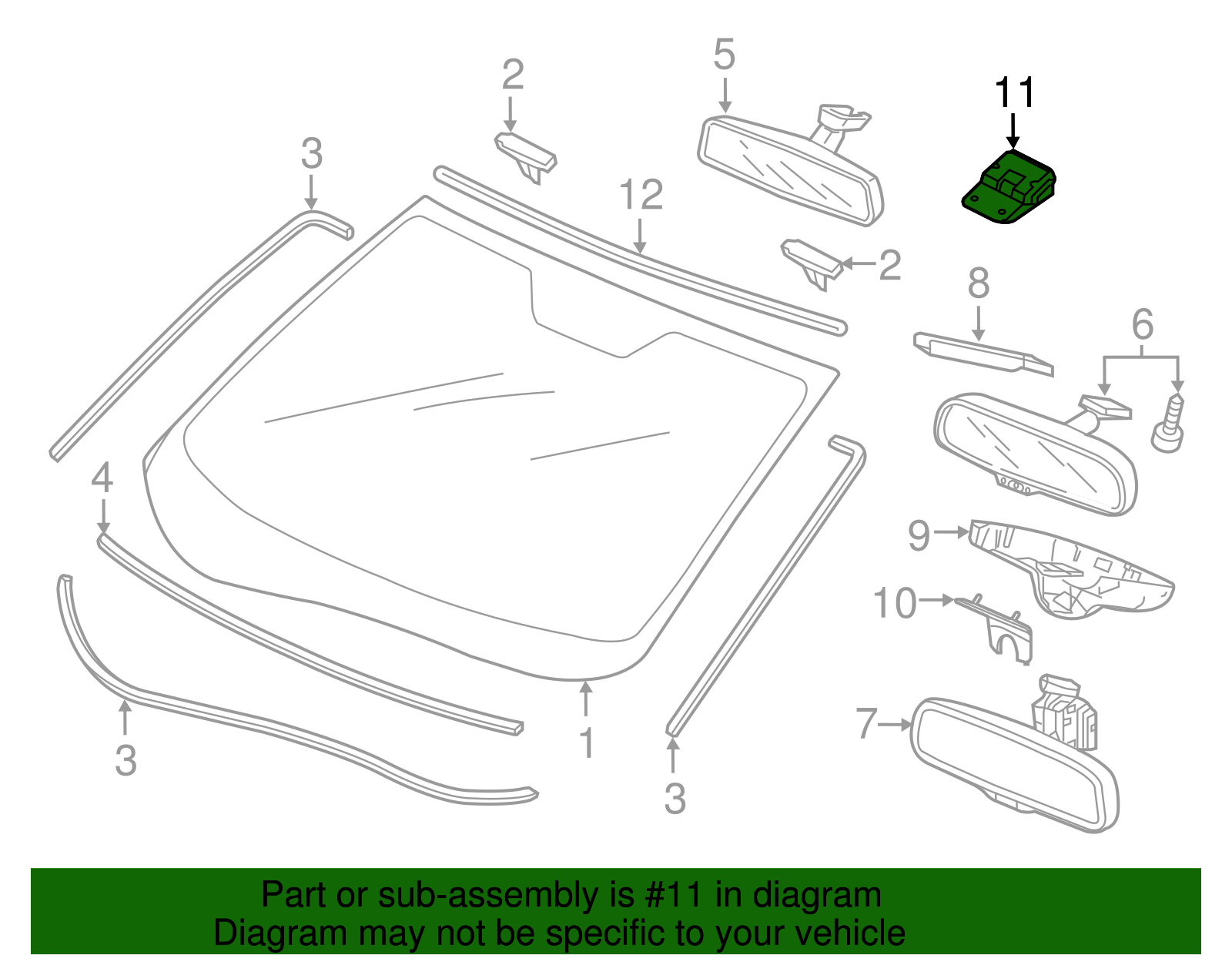 2015-2016 Honda CR-V Lane Assist Cmra 36160-T1X-A84 | OEM Parts Online