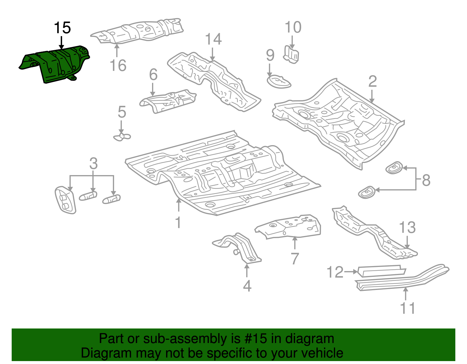 1998-2002 Toyota Corolla Heat Deflector 58151-12160 | Retail ...