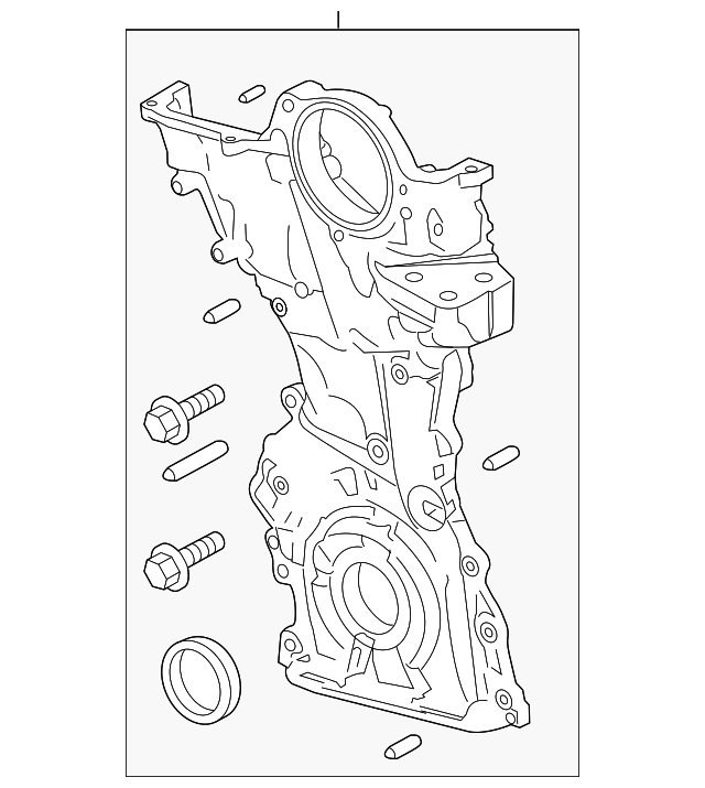 2014-2023 Mazda Engine Timing Cover PY01-10-500A | Mazda-Parts