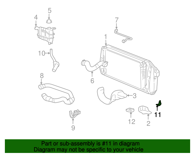 1984-2008 Ford OEM NEW 84-08 Ford Expedition Radiator Left Right ...