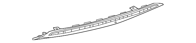 52151-12360 - Lower Extension - 2016-2018 Toyota | OEM Genuine Toyota Parts