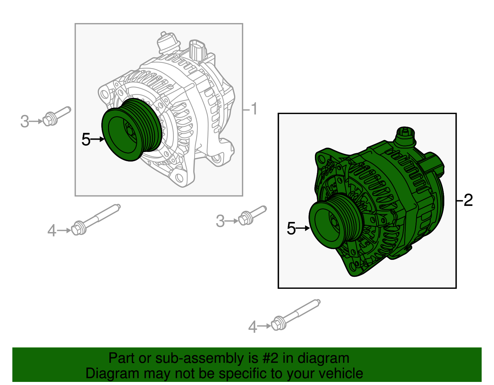 2011-2016 Ford Alternator HC4Z-10346-A | OEM Parts Online