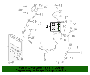 2007-2015 Mazda CX-9 Oil Cooler Tube CY01-15-530A | OEM Parts Online