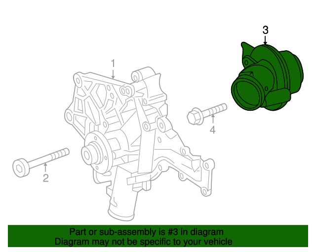2001-2011 Mercedes-Benz Engine Coolant Thermostat Kit 113-203-02-75 ...