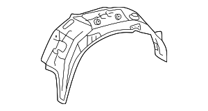 65638-04020 - Wheelhouse Liner 1995-2004 Toyota Tacoma | Bam Wholesale ...