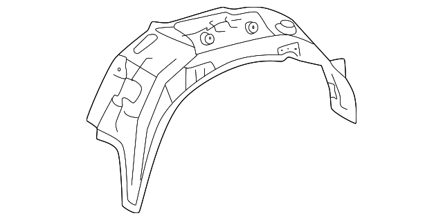 1995-2004 Toyota Tacoma Wheelhouse Liner 65637-04020 | Toyota Parts Center