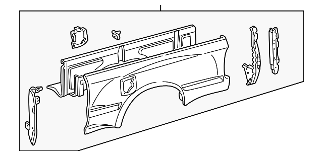 65600-04280 - Side Panel - 2001-2004 Toyota Tacoma | Sparks Parts