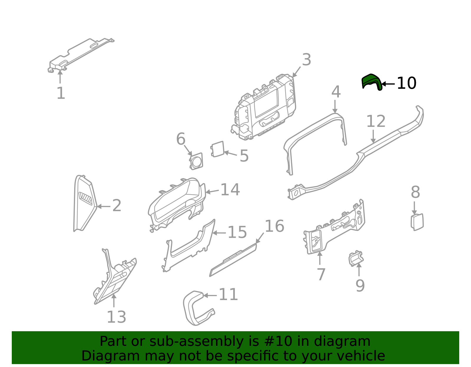 ML3Z-1504338-DB - Trim Molding 2021-2025 Ford F-150 | Big 3 Auto Parts