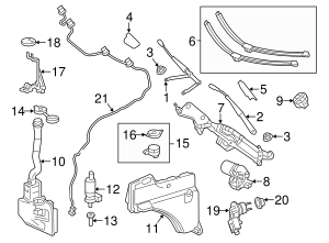 166-869-07-20 - Reservoir Assembly 2012-2019 Mercedes-Benz | Mercedes ...