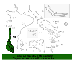 166-869-07-20 - Reservoir Assembly 2012-2019 Mercedes-Benz | Mercedes ...