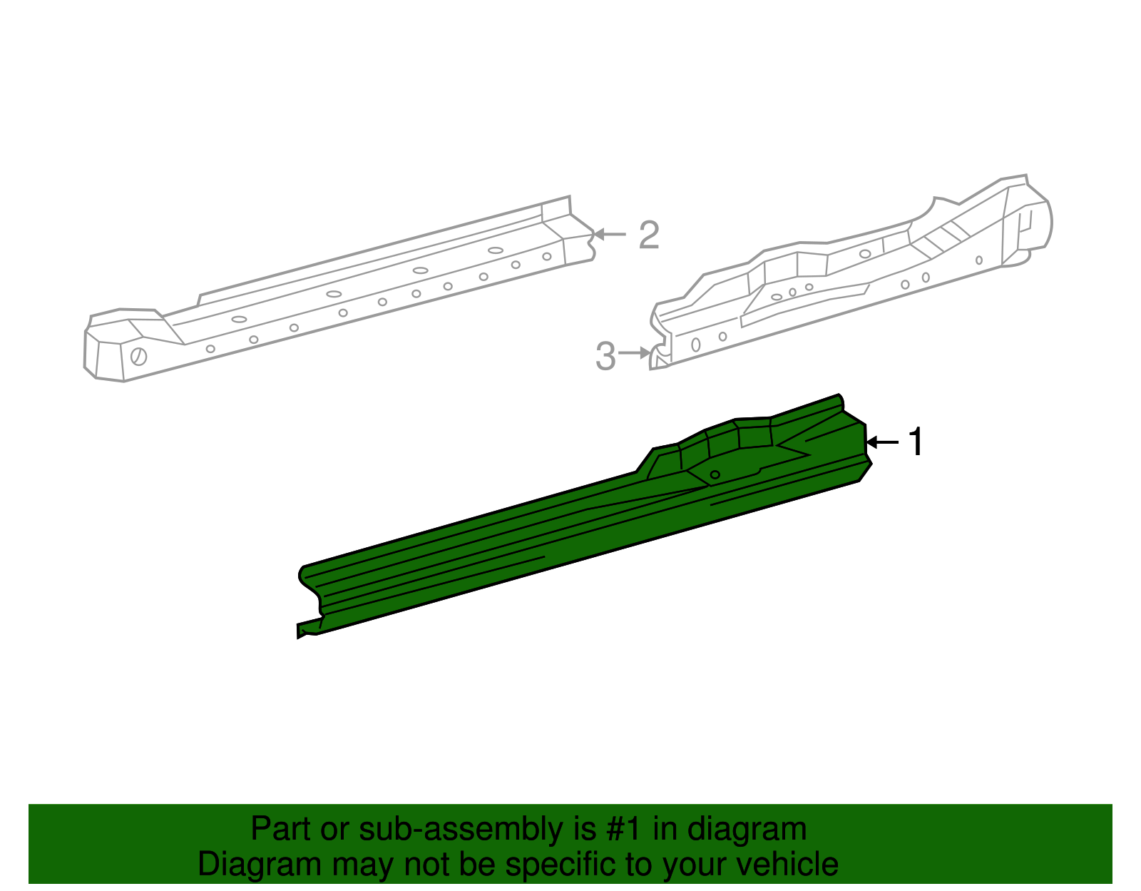 Genuine Toyota Rocker Panel part# 61411-0C010 for 2000-2006 Toyota ...