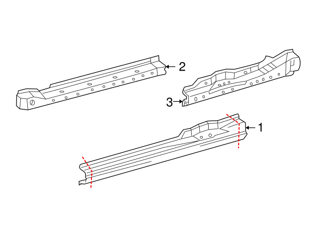 2000-2006 Toyota Tundra Rocker Panel 61411-0C010 | OEM Parts Online