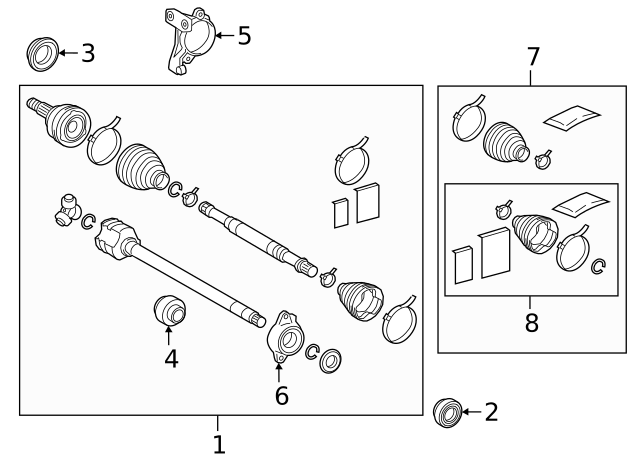 2014-2021 Lexus Damper 43474-48090 | OEM Parts Online