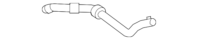 164-500-71-75 - Center Hose 2010-2011 Mercedes-Benz ML 450 | Mercedes ...