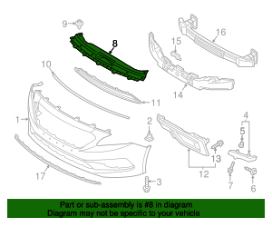 2015-2017 Hyundai Sonata Sight Shield 86361-C2000 | OEM Parts Online