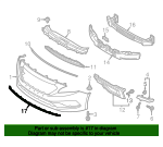 Genuine Lower Molding for 2015-2017 Hyundai Sonata | Part# 86590-C2300 ...