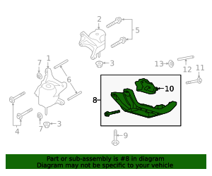 2020-2021 Ford Trans Mount Bracket L1MZ-6068-F | TascaParts.com
