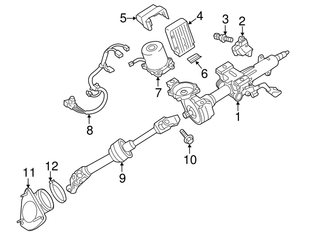 89650-06090 - Power Steering Control Module - 2012-2015 Toyota Camry ...