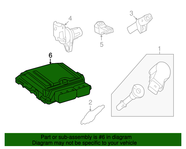 Genuine OEM Ecm | 271-150-03-91 | Fits Select 2012-2015 Mercedes-Benz ...