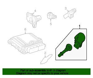2012-2015 Mercedes-Benz Ignition Coil 000-150-25-80 | MB OEM Parts