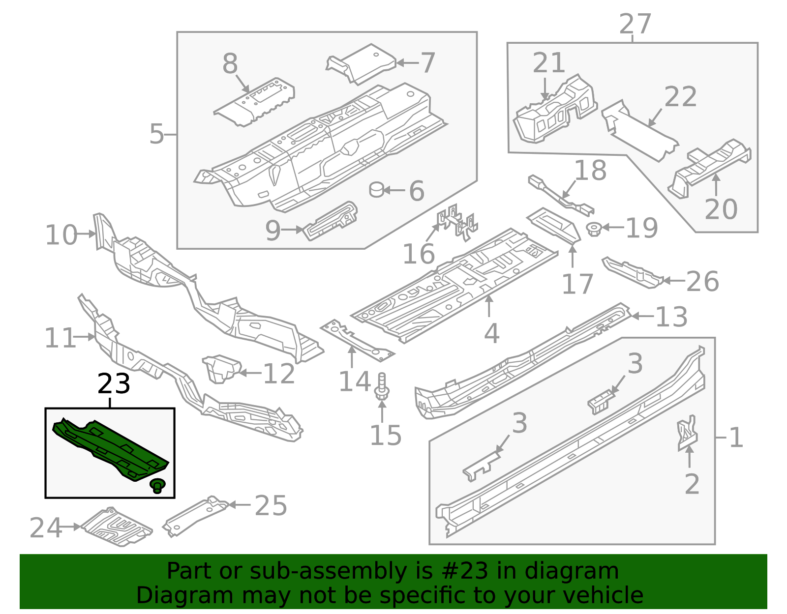 5QF-825-201-G - Under-Body Shield 2018-2024 Volkswagen Tiguan | Piazza ...