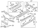 Volkswagen Under-Body Shield Part# 5qf825201g | Piazza Volkswagen Parts