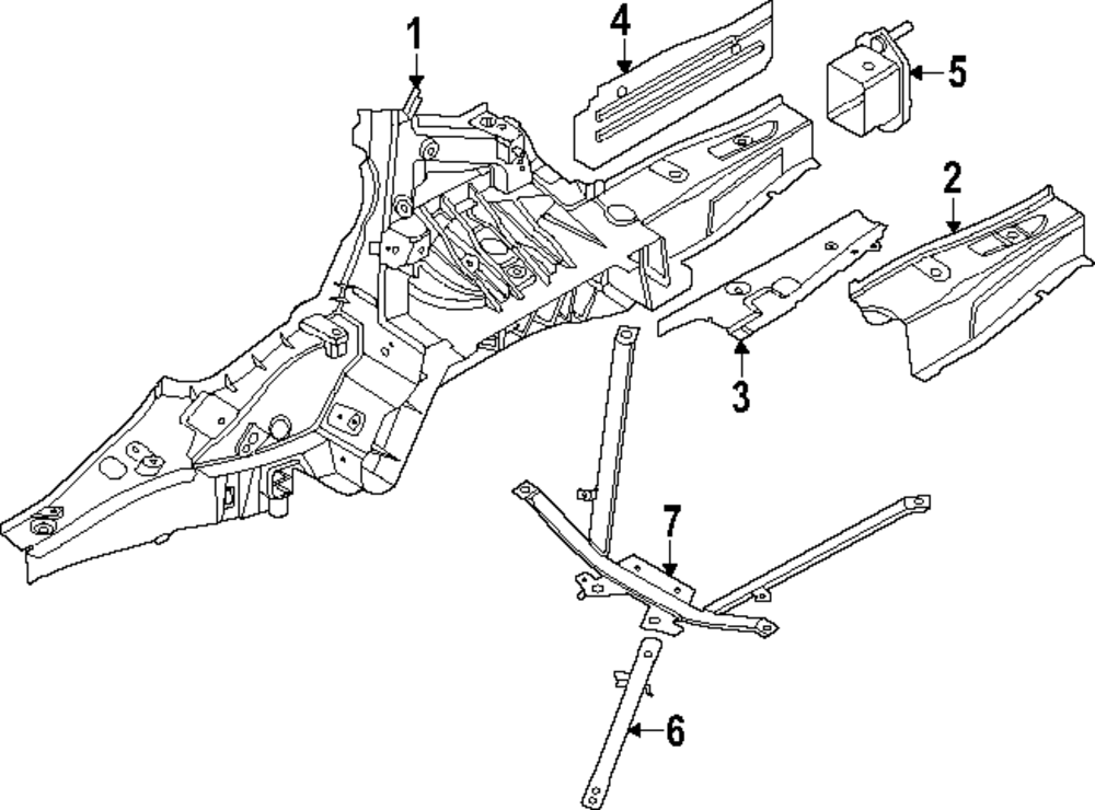 Genuine BMW 41-00-9-626-516 | Rail Extension | FREE Shipping on Most ...
