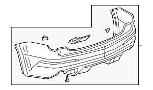 2020-2021 Cadillac XT6 Bumper Cover 84719119 | TascaParts.com