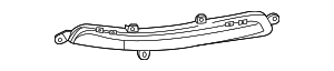 84776400 - Rear Passenger Side Fascia Auxiliary Signal Lamp 2020-2023 ...