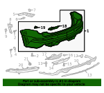 2020-2025 Cadillac XT6 Fascia 87850363 GM | GMPartsDirect.com